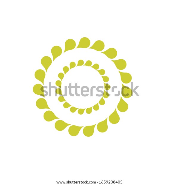 Oil Circle Logo Vector Modern Template Stock Vector (Royalty Free ...