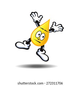 Oil Drop Cartoon Stock Vector (Royalty Free) 272311721 | Shutterstock
