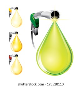 Oil Drop Concept Vector Illustration Stock Vector (Royalty Free ...