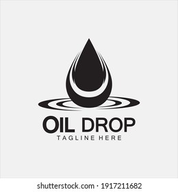 Oil Drop Logo Vector Illustration Design Stock Vector (Royalty Free ...