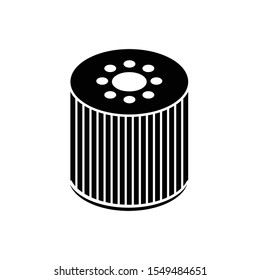Car Oil Filter Icon Black Vector Stock Vector (Royalty Free) 1765154651 ...