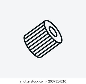 Oil Filter Icon Vector Logo Design Stock Vector (Royalty Free ...