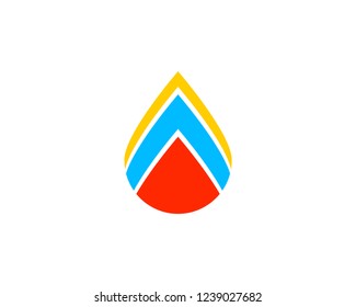Oil Gas Logo Design Vector Template Stock Vector (Royalty Free ...
