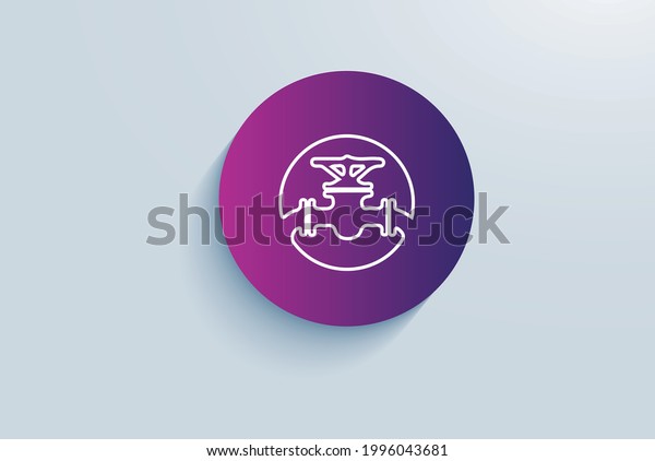 Oil Gas Midstream Icon Stock Vector (Royalty Free) 1996043681 ...