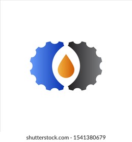 Oil Gas Refinery Logo Vector Gas Stock Vector (Royalty Free) 1541380679