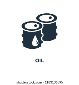 Oil Icon Black Filled Vector Illustration Stock Vector (Royalty Free ...
