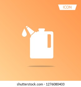 Oil Icon Vector Oil Gallon Icon Stock Vector (Royalty Free) 1276080403