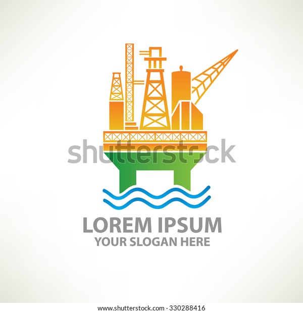 Oil Industry Designlogo Templateclean Vector Stock Vector (Royalty Free ...