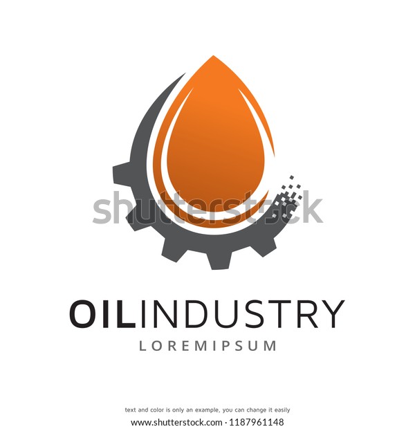 Oil Industry Logo Template Design Vector Stock Vector (Royalty Free ...