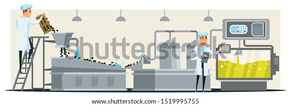 Oil Pouring Bottle Flat Vector Illustration Stock Vector (Royalty Free ...