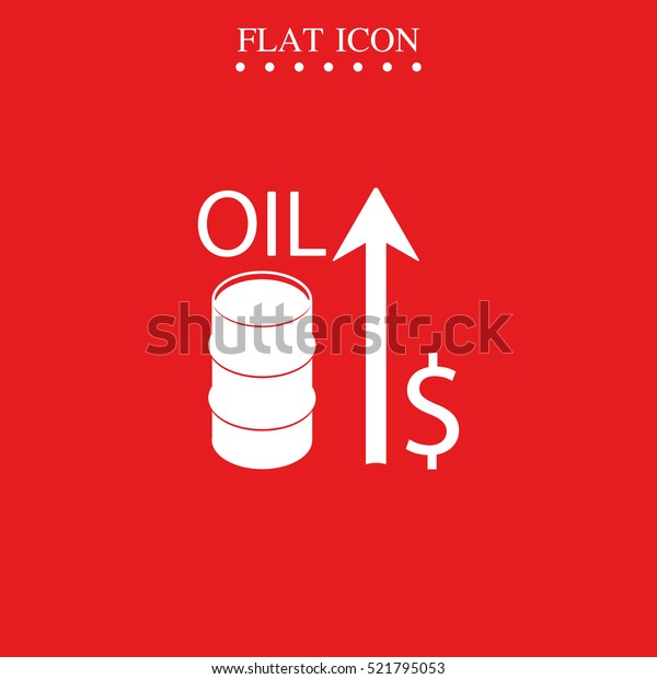 Oil Price Icon Stock Vector (Royalty Free) 521795053