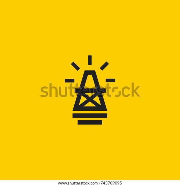 Oil Refinery Logo Stock Vector (Royalty Free) 745709095 | Shutterstock