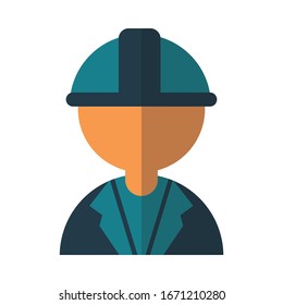 Oil Refinery Operator White Background Vector Stock Vector (Royalty ...