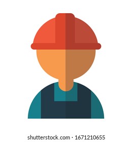 Oil Refinery Operator White Background Vector Stock Vector (Royalty ...
