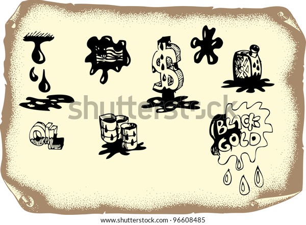Oil Symbols Stock Vector (Royalty Free) 96608485 | Shutterstock