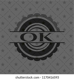 Ok Black Emblem Stock Vector (Royalty Free) 1170416593 | Shutterstock
