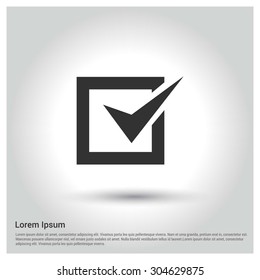 Ok Check List Icon Circle Concept 스톡 벡터(로열티 프리) 304629875 | Shutterstock