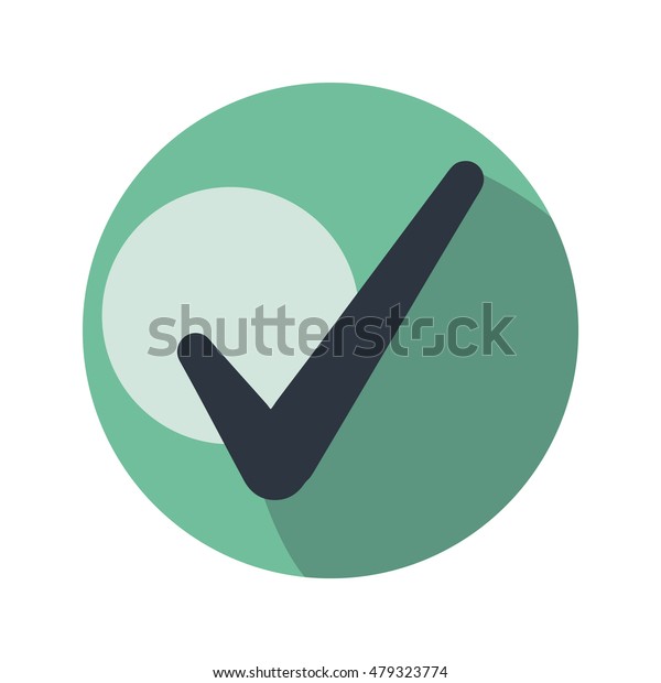 Ok Green Icon Modern Design Green Stock Vector (Royalty Free) 479323774