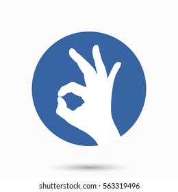 Ok Icon Stock Vector (Royalty Free) 563319496 | Shutterstock