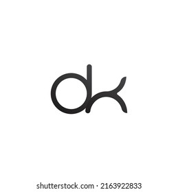 Ok Letter Logo Design Vector Stock Vector (Royalty Free) 2163922833 ...