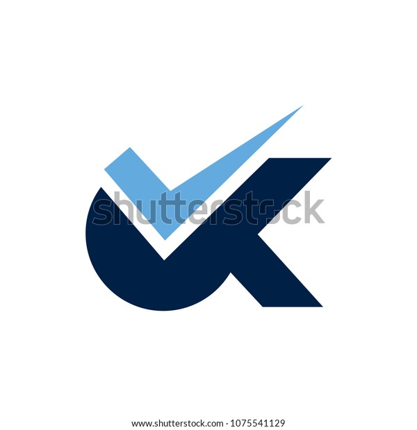 Ok Logo Checklisttick Logo Template Ready: เวกเตอร์สต็อก (ปลอดค่า ...