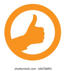 Ok Sign Thumb Circle Stock Vector (Royalty Free) 636706891 | Shutterstock