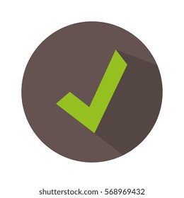 Ok Symbol Isolated Icon Stock Vector (Royalty Free) 568969432 ...
