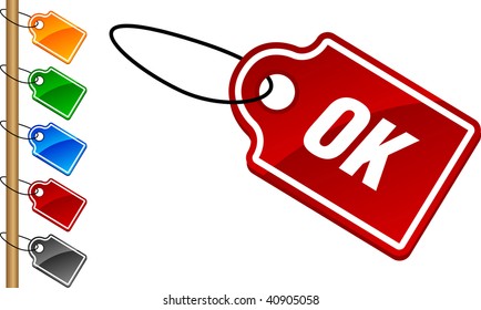 Yes Tag Set Vector Illustration Stock Vector (Royalty Free) 40905061 ...