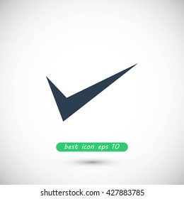 Ok Vector Icon Stock Vector (Royalty Free) 427883785 | Shutterstock
