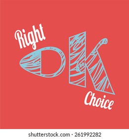 Ok Word Texture Sign Over Red Stock Vector (Royalty Free) 261992282 ...