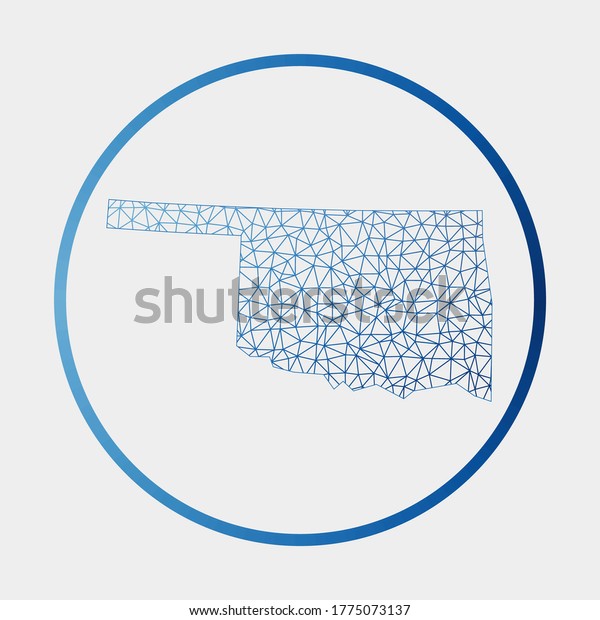 Oklahoma Icon Network Map Us State: เวกเตอร์สต็อก (ปลอดค่าลิขสิทธิ์ ...