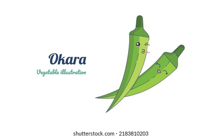 324 Okra cartoon Images, Stock Photos & Vectors | Shutterstock