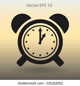 Old Alarm Clock Vector Illustration Stock Vector (Royalty Free ...
