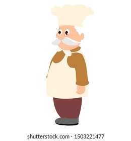 Old Baker Man Cartoon Vector Image Stock Vector (Royalty Free ...