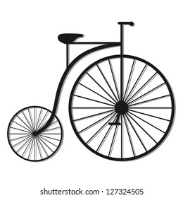 Old Bike Stock Vector (Royalty Free) 127324505 | Shutterstock