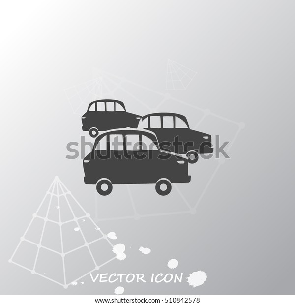 Old Car Icon Vector Stock Vector (Royalty Free) 510842578 | Shutterstock