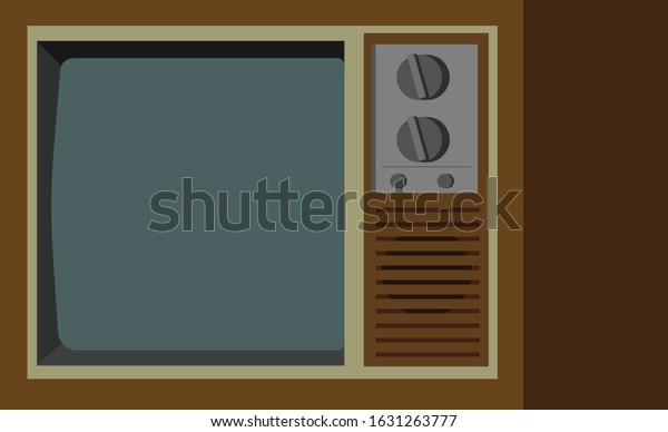 Old Classic Tv 80s Stock Vector (Royalty Free) 1631263777 | Shutterstock