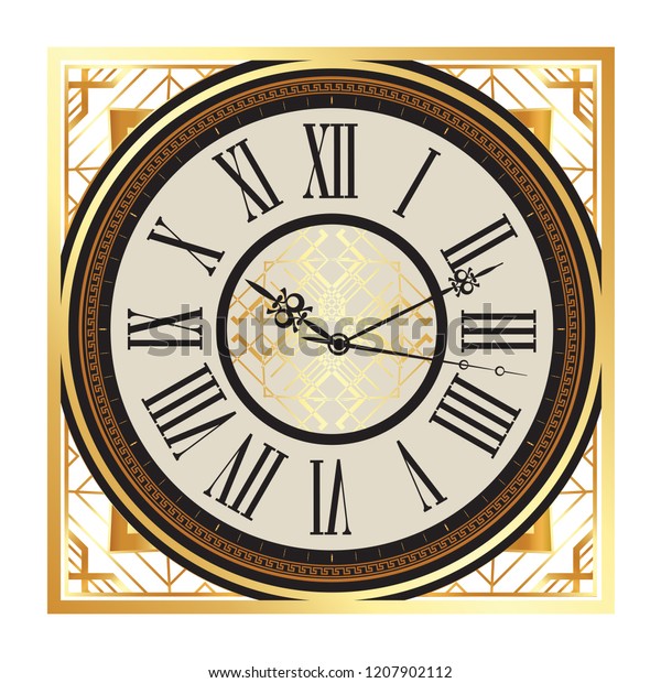Old Clock Vector Old Vintage Clock Stock Vector (Royalty Free ...