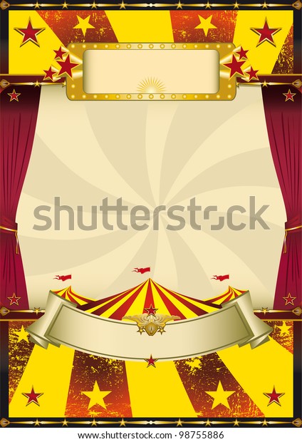 Old Cool Circus Circus Poster Big Stock Vector (Royalty Free) 98755886 ...