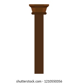 Old Decorative Column Vector Drawing Stock Vector (Royalty Free) 1210550356