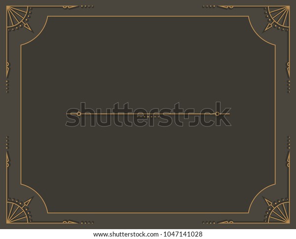 Old Fashioned Vintage Steampunk Text Frame Stock Vector (Royalty Free ...