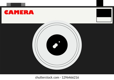 Old Film Camera Vector Illustration Stock Vector (Royalty Free) 1296466216