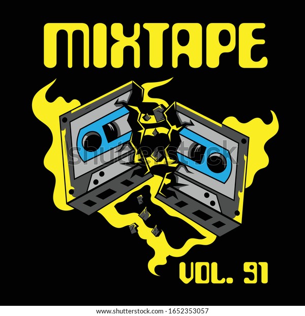 Old Good Mixtape 90s Design Stock Vector (Royalty Free) 1652353057 ...
