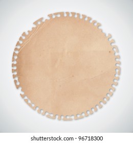Old Grunge Circle Paper Stock Vector (Royalty Free) 96718300 | Shutterstock