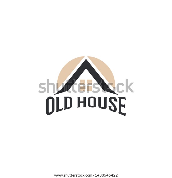 Old House Logo Design Vector Template Stock Vector (Royalty Free ...