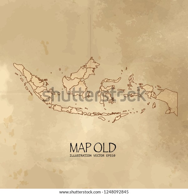 370 Old Indonesia Map Stock Vectors, Images & Vector Art | Shutterstock
