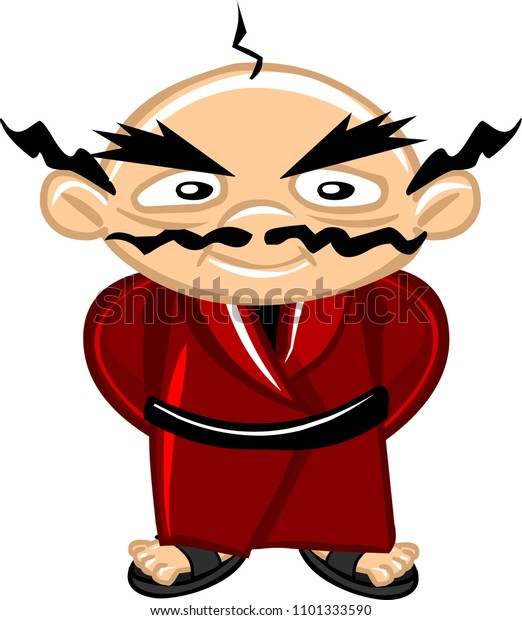 Old Japanese People Vector Cartoon Stock Vector (Royalty Free) 1101333590