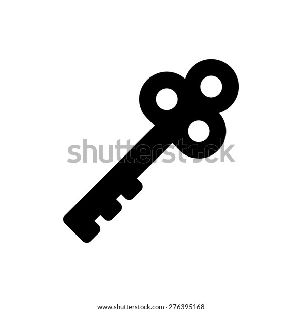 Old Key Diagonal Symbol Icon Vector Stock Vector (Royalty Free ...