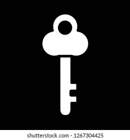 Old Key Icon Stock Vector (Royalty Free) 1267304425
