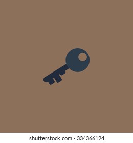 Key Icon Illustration Blue Pictogram On Stock Illustration 648749890